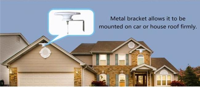 75Ohm 470-862MHz Boat / Camping Tv Antenna High Gain Caravan Tv Aerial 2