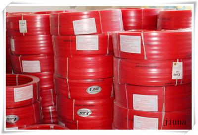 Chine Machines textiles réglées d'industrie de transmission de polyuréthane compression plate rouge de ceinture de basse à vendre