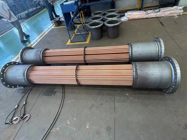 ASME SB111 C68700 Aluminum Brass U-Bend Tube Bundle for heat exchanger applications