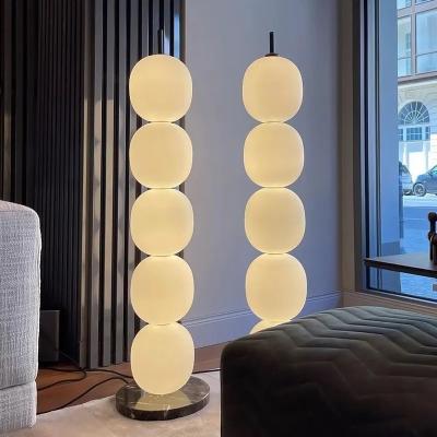 China 3500K Gourd Style Lamps , Luxury LED Floor Lamps For Living Room / Bedroom for sale