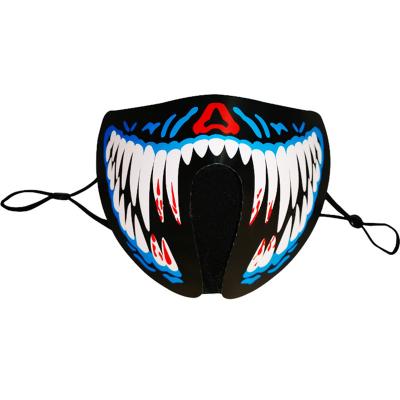 Cina Maschera di protezione di voce LED di Halloween in vendita