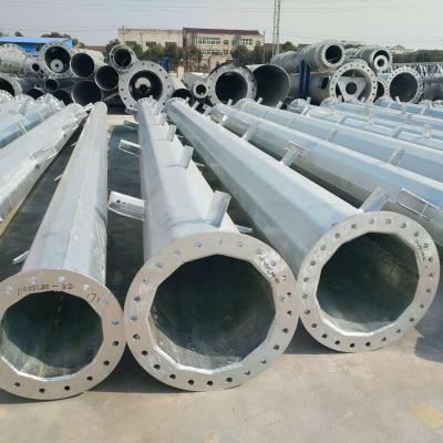 중국 Telecommunication Guyed Communication Tower Galvanized Pole Steel 판매용