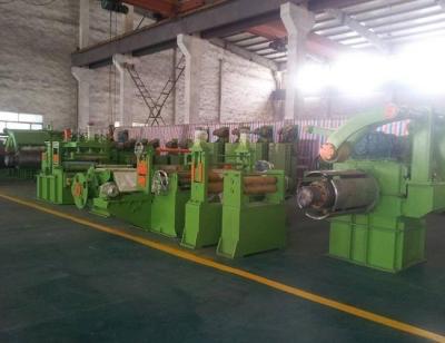 Cina La linea di taglio d'acciaio automatica, spessore di 0.2-3mm, la velocità è circa 60m/mim in vendita