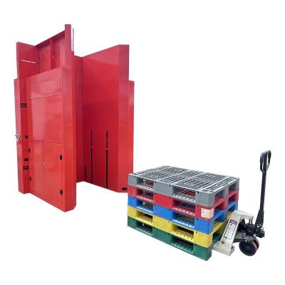 China Warehousing Pallet Handing Machine Pallet Dispenser Automatic Pallet Magazine for sale for sale