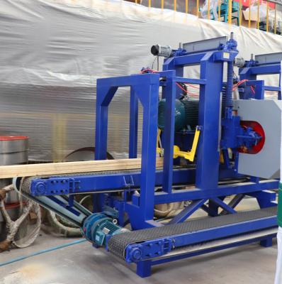 중국 중국 다헤드들 수평 밴드 세로켜는톱기 기계는 프랭크 안으로 로그를 곧게 잘랐습니다 판매용