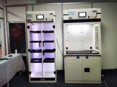 중국 터치 민감성 LCD 디스플레이와 HEPA 필터를 갖춘 벤치탑 재순환 연소 장 판매용