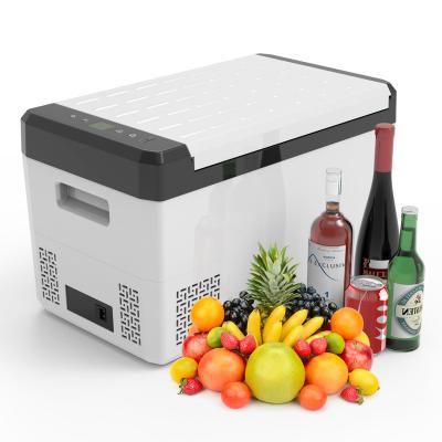 Low Power Consumption Performance FROZEN Electric Cooler 25L Rechargeable Cooler Box Camping Fridge For 4x4 4WD Car Accessories Home Use