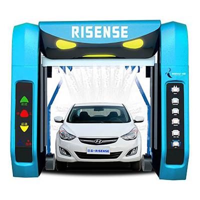 China New Design Touch Free Double Arm Car Wash System Automatically with Tires Washing Machine and Chassis Washing System for sale