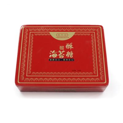 China Wholesale Vintage Biscuit Tin with Plug Lid for sale