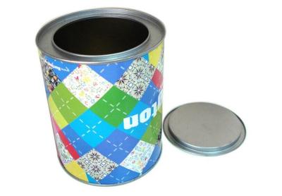 China Custom printing round sweet tin boxes wholesaler for sale