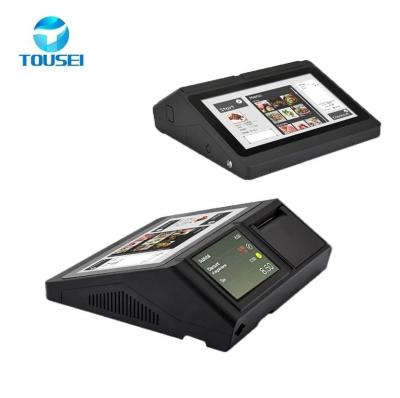 Cina Eft Pos Terminal con lettore di schede intelligenti NFC e stampante Wifi integrata per Android 9.0 in vendita