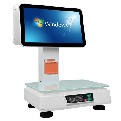 Cina ODM Touch Screen Cash POS Machine Billing Scale con stampante termica da 58 mm in vendita