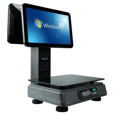 Cina OEM Macchina POS a doppio schermo a contatto con la cassa contabile fatturazione con stampante termica in vendita