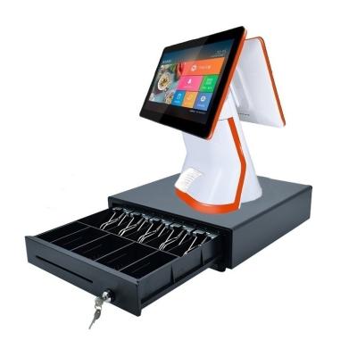 Cina Macchina POS Windows/Android con 10 punti a tocco e doppio schermo VFD in vendita