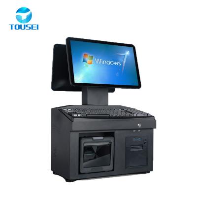 Cina 10 punti Capacitive Touch POS Printer Scanner Terminal di pagamento Android per le piccole imprese in vendita