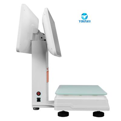 Cina Intel Core I3 Electronic Cash Register Scale per supermercati e negozi al dettaglio in vendita