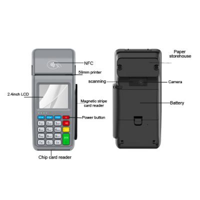 Cina 2.4 Inch Smart Touch Merchant POS Machine Linux Sistema NFC IC Pagamento MSR in vendita