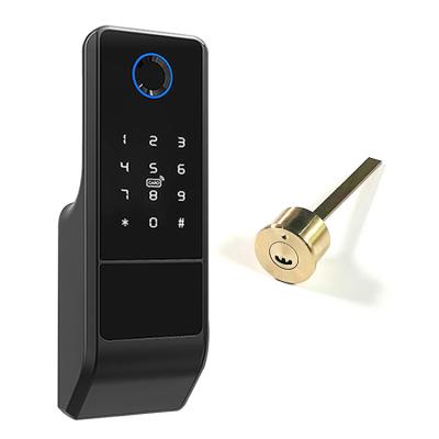 China Material Keyless da liga de alumínio do fechamento esperto de Digitas Tuya da impressão digital de Wifi APP à venda