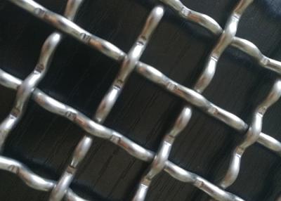 中国 ひだが付いている石切り場スクリーン8のゲージの金網編まれた金網の注文の長さ 販売のため