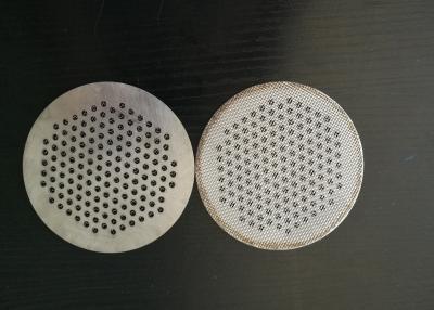 China Stainless 2 Layers Porous Fine Wire Mesh Filter Disc Round Shape In Stock for sale