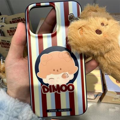 China Original Popmart Dimoo World Animal Kingdom Series Luxury iphone Phone case Cell Phone case Mobile Phone Protective case for sale