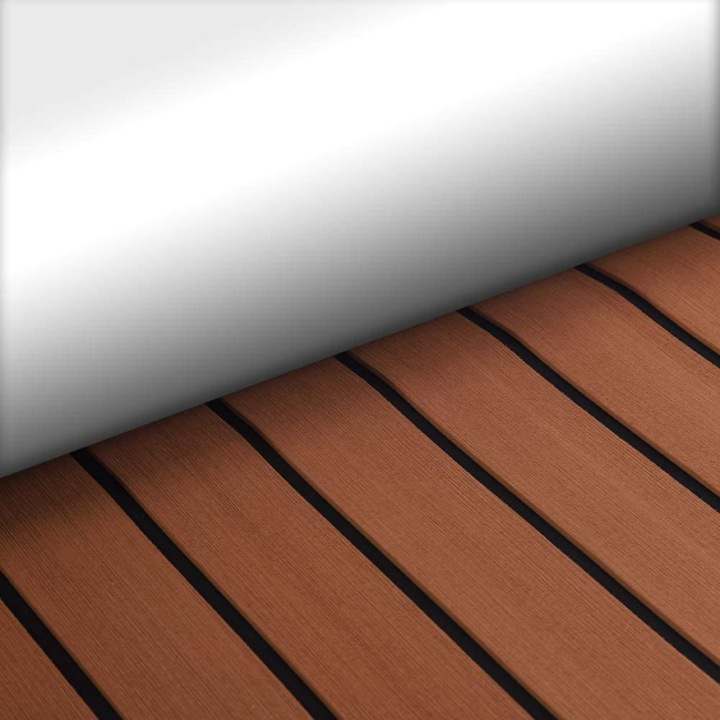 Close-up view of EVA Deck Sheet showing straight groove texture and surface pattern