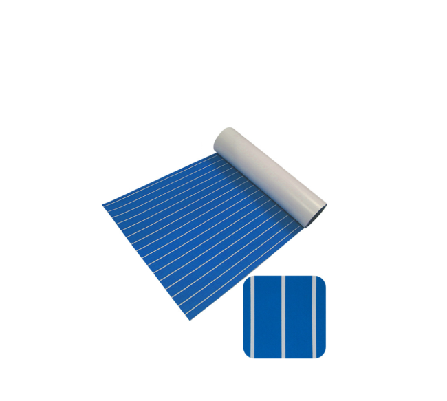 Detailed view of EVA Deck Sheet straight groove texture and pattern