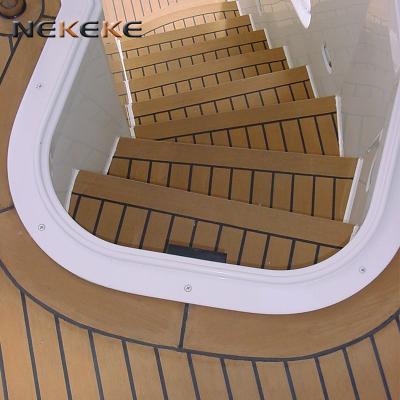 China Cubierta de teca sintética artificial de 5 mm, anti-UV, para suelos de PVC para barcos, para varios tipos de barcos en venta