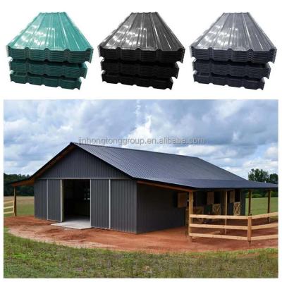 중국 762-899mm 너비 진크 코팅 20-275g/m2 ASTM Gi 철 corrugated 강철 지붕 엽 색상 코팅 corrugated 보드 건축용 판매용