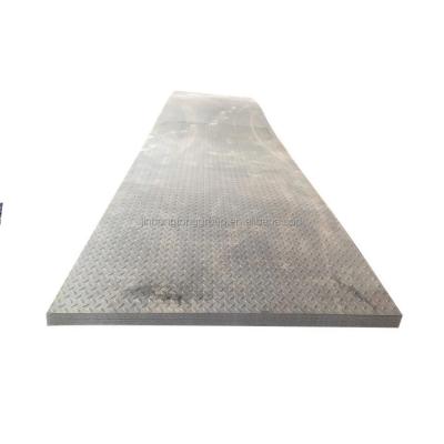 China Mill Test Certificate Checkered Steel Plate SPCC SPCD Checker Plate Checkered Steel coil for Ship Construction Materials for sale