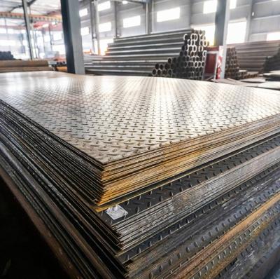 China Estabilidade Q235 Q345 A36 Tear-Drop/T-Type Pattern Chaquered Iron Steel Sheet/Coil com Razoável e espessura 1,5-200mm à venda