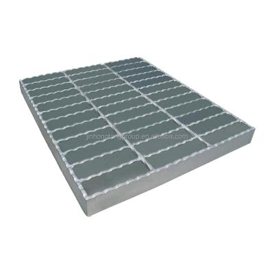 China Hot sale Platform Bridge Sewage Foot Serrated Steel Grating hot dipped galvanized grating for sale