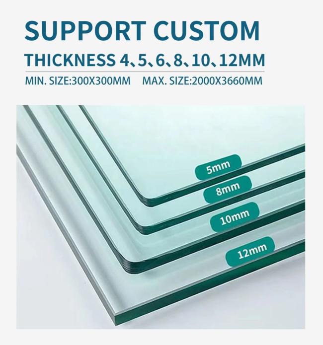Clear Tempered Laminated Glass Sheets Safety Bulletproof Toughened Thermal Double Interlayer PVB Laminated Glazing Glass Factory