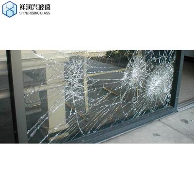 Κίνα Γυαλί κατασκευής Διαφανές/χρωματικό θραυσμένο επικαλυμμένο γυαλί ανταποκρίνεται στο πρότυπο GB15763.2-2005 προς πώληση