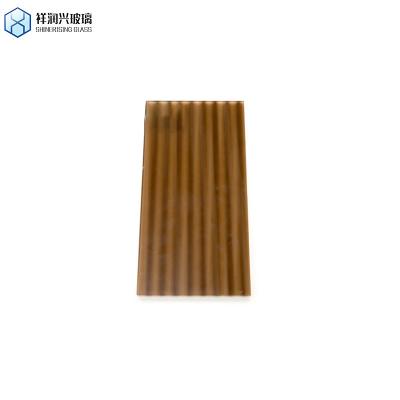 중국 ISO 인증 3mm-8mm 맑은 청동 카라타치 칭다오 미스트라이트 플로라 플루트 패턴 유리 판매용