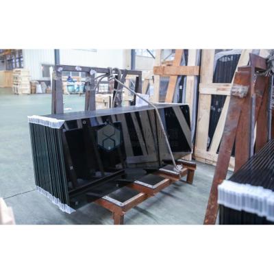 Chine Porte française en verre double trempé en aluminium de conception avec épaisseur CE/ISO/SGS 3 mm-19 mm à vendre