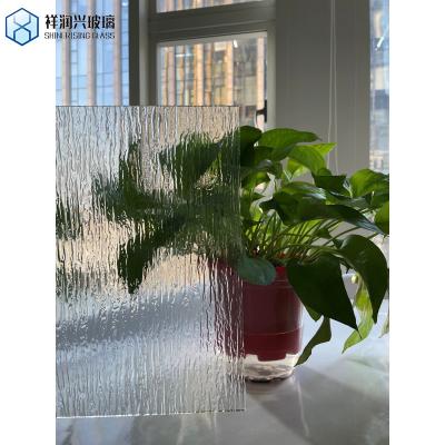 Κίνα 3mm-8mm Clear Base Glass Flutelite-S διακοσμητικό ανάγλυφο γυαλί για τύπους παραθύρων προς πώληση