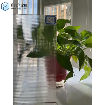 Κίνα 3mm-8mm Clear Base Glass Flutelite-S διακοσμητικό ανάγλυφο γυαλί για τύπους παραθύρων προς πώληση