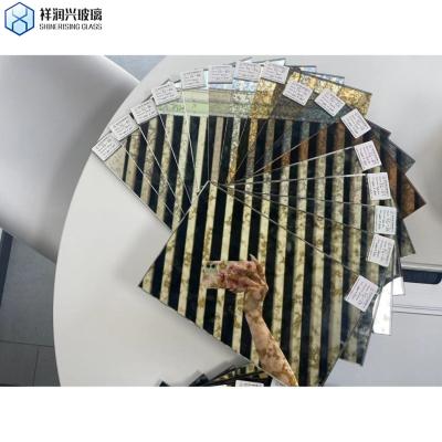 Κίνα 4mm 5mm Ασημένιο διακοσμητικό τείχος καθρέφτη πλωτό γυαλί για την κατασκευή αρχαίο σύγχρονο σχεδιασμό προς πώληση