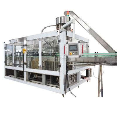 Cina Naturally Flavored Red Grape non- Carbonated Soft Drink glass bottle filling sealing machine in vendita