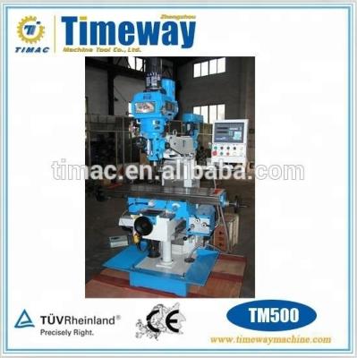 Κίνα 3-άξονας TIMEWAY H/V Mill Head Turret Milling Machine TM500 με προσαρμόσιμη τάση προς πώληση
