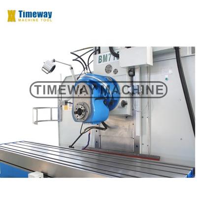 Chine 670 mm Trajet croisé Y-axe Machine de fraisage de type lit métallique BM715 pour la production industrielle à vendre
