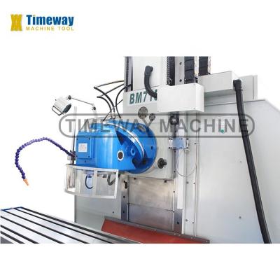 Chine 670 mm Trajet croisé Y-axe Machine de fraisage de type lit métallique BM715 pour la production industrielle à vendre