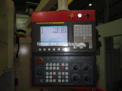 China Máquina de fresagem CNC tipo cama FANUC de 800 mm com eixo X com faixa de velocidade do fuso de 40-6000 rpm à venda