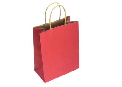 Cina Borse d'imballaggio rosse riciclabili amichevoli eco- della carta kraft Per comperare in vendita