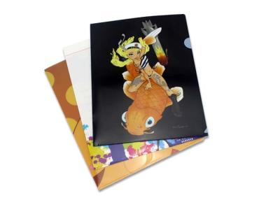 Cina Cartella di archivio di plastica di A4 0.2mm pp ecologica con laminazione lucida in vendita
