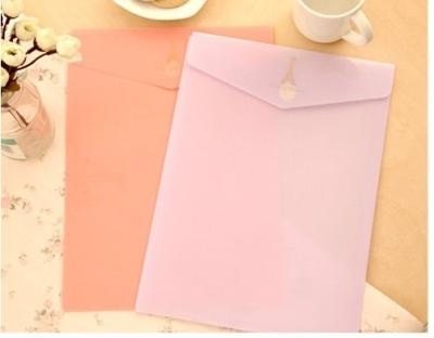 Cina Cartella documenti di plastica rosa amichevole eco-, cartelline di plastica in vendita