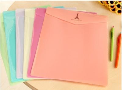 Cina Le cartelle documenti di plastica di dimensione operata a4 impermeabilizzano le borse di plastica dell'archivio in vendita
