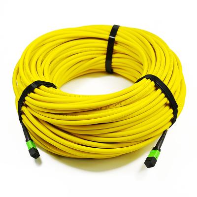 Cina 12 cavo monomodale della toppa della fibra della fibra 9/125 OS2 MTP MPO in vendita