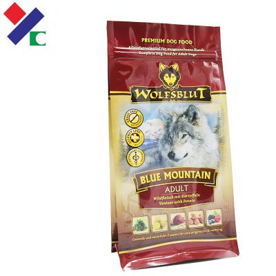 Cina il rinforzo laterale di plastica 5kg ricicla le borse del cibo per cani una rotocalcografia di 180 micron in vendita